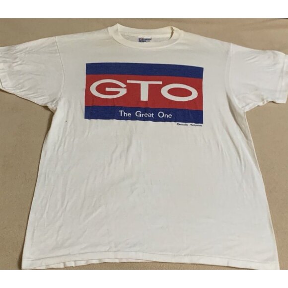 GTO | Shirts | Vintage Hanes Gto Specialty Autoparts Race Tshirt 550 ...